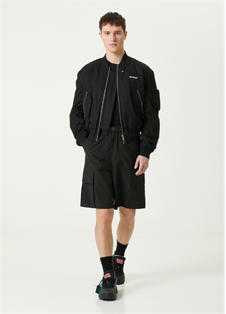 Off-White Erkek Antrasit Beli Kemer Detaylı Bermuda Gri S EU Off-White Erkek Antrasit Beli Kemer Detaylı Bermuda Gri S EU