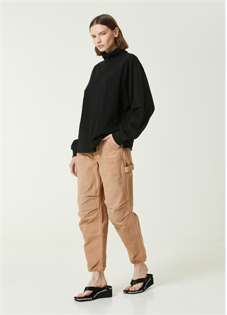 T by Alexander Wang Kadın Relaxed Fit Camel Jean Pantolon Kahverengi 27 US T by Alexander Wang Kadın Relaxed Fit Camel Jean Pantolon Kahverengi 27 US