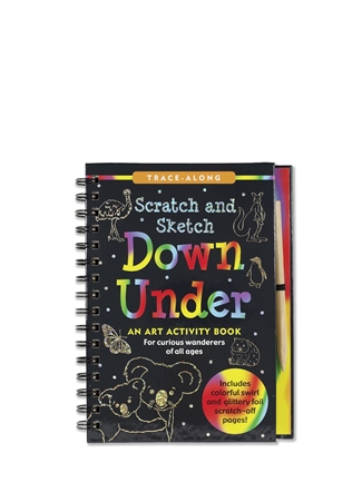 Peter Pauper Press Çocuk Scratch And Sketch Down Under Etkinlik Kitabı EU Peter Pauper Press Çocuk Scratch And Sketch Down Under Etkinlik Kitabı EU