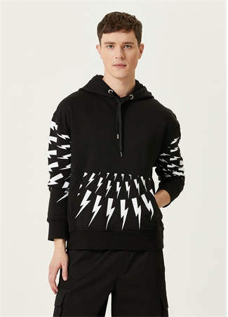 Neil Barrett Erkek SWEATSHIRT Siyah S EU Neil Barrett Erkek SWEATSHIRT Siyah S EU