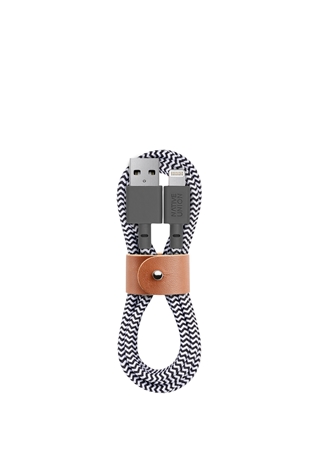 Native Union Belt Lightning Medium Kablo Siyah EU Native Union Belt Lightning Medium Kablo Siyah EU