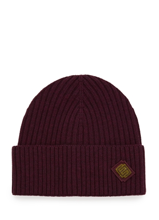 Eton Erkek Bordo Logo Detaylı Yün Bere EU