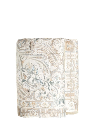 Etro Home Bej Etnik Desenli 270x270 Yatak Örtüsü Gri Etro Home Bej Etnik Desenli 270x270 Yatak Örtüsü Gri
