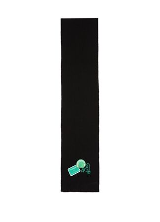 Probably x Academia Erkek X Siyah Yün Atkı EU IT