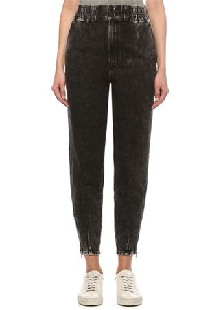 J Brand Kadın Tapered Fit Antrasit Jean Pantolon Gri 25 US