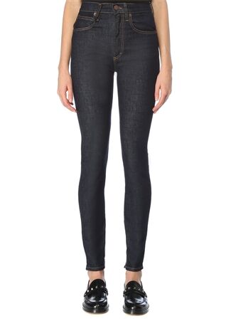 Victoria by Beckham Kadın Lacivert Yüksek Bel Skinny Jean Pantolon 25 US Victoria by Beckham Kadın Lacivert Yüksek Bel Skinny Jean Pantolon 25 US
