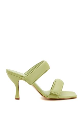 Gia Borghini Kadın Perni Su Yeşili Deri Terlik Yeşil 35 Eu