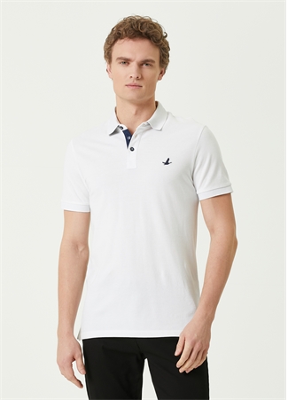 Beymen Club Erkek Slim Fit Beyaz Melanj Polo Yaka T-shirt S Beymen Club Erkek Slim Fit Beyaz Melanj Polo Yaka T-shirt S