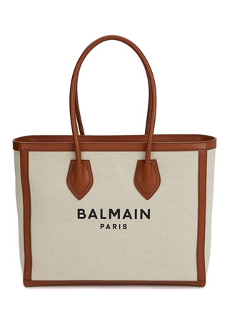 Balmain Kadın B Army 42 Ekru Taba El Çantası Bej EU Balmain Kadın B Army 42 Ekru Taba El Çantası Bej EU