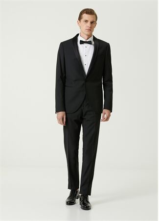 Palzileri Lab Erkek Siyah Şal Yaka Saten Garnili Takım 50 IT Palzileri Lab Erkek Siyah Şal Yaka Saten Garnili Takım 50 IT