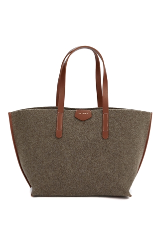 Beymen Kadın Felt Camel Logolu Alışveriş Çantası Kahverengi EU Beymen Kadın Felt Camel Logolu Alışveriş Çantası Kahverengi EU