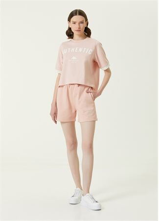Kappa Kadın Authentic Baba Pembe Şort S Eu Kappa Kadın Authentic Baba Pembe Şort S Eu