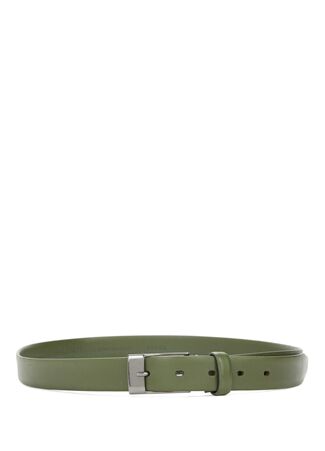 Pal Zileri Erkek Yeşil Deri Kemer Mavi 85 EU