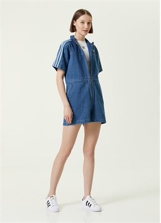 Adidas Kadın Adicolor Mavi Mini Denim Tulum 32 Eu Adidas Kadın Adicolor Mavi Mini Denim Tulum 32 Eu