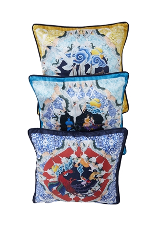 Martius 1001 Nights Karışık Desenli 3lü Kırlent Seti Çok Renkli Martius 1001 Nights Karışık Desenli 3lü Kırlent Seti Çok Renkli