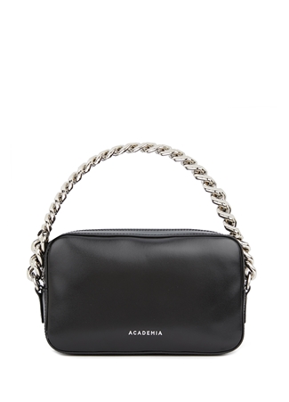 Academia Kadın Siyah Logolu Deri El Portföyü EU