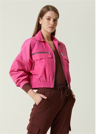 Beymen Club Kadın Pembe Kısa Tafta Ceket 42