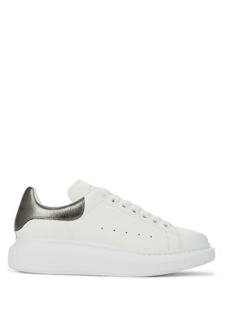 Alexander McQueen Kadın Oversized Beyaz Silver Sneaker 35 EU Alexander McQueen Kadın Oversized Beyaz Silver Sneaker 35 EU