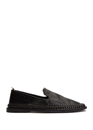 Officine Creative Erkek Siyah Örgü Şeritli Deri Espadril 40 Eu Officine Creative Erkek Siyah Örgü Şeritli Deri Espadril 40 Eu