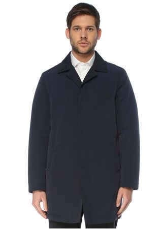 Pal Zileri Erkek Lacivert Kelebek Yaka Palto 46 IT