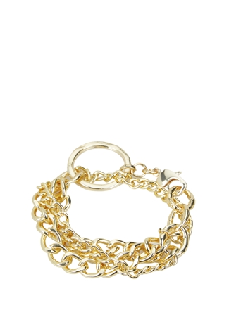 Network Kadın Gold Çoklu Zincir Bileklik Altın Rengi EU Network Kadın Gold Çoklu Zincir Bileklik Altın Rengi EU