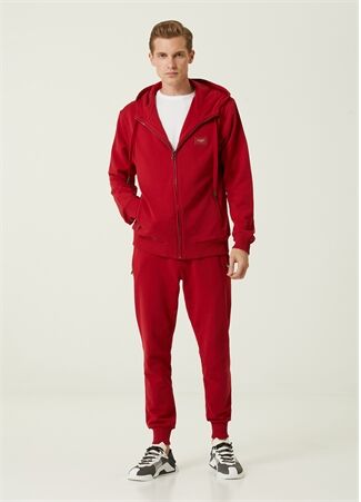 Dolce&Gabbana Erkek Kırmızı Dar Paça Eşofman Altı 46 IT