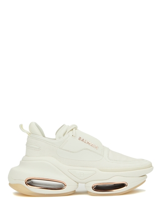 Balmain Kadın B Bold Beyaz Deri Sneaker 36 EU Balmain Kadın B Bold Beyaz Deri Sneaker 36 EU