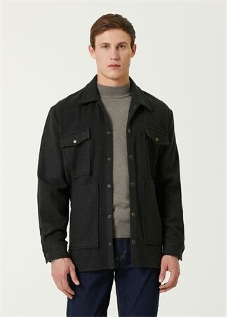 By The Oak Erkek Antrasit Gömlek Gri S EU