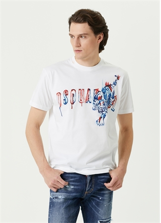 Dsquared2 Erkek Tshirt Beyaz S Eu Dsquared2 Erkek Tshirt Beyaz S Eu