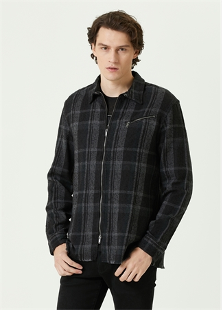 John Varvatos Star Usa Erkek Antrasit Kareli Gömlek Gri S Eu John Varvatos Star Usa Erkek Antrasit Kareli Gömlek Gri S Eu