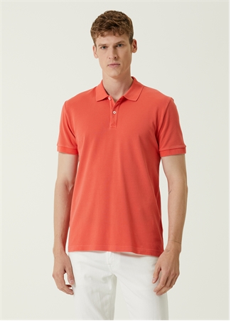 Beymen Collection Erkek Turuncu Polo Yaka Pike Dokulu T-shirt S EU Beymen Collection Erkek Turuncu Polo Yaka Pike Dokulu T-shirt S EU