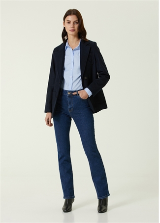 Network Kadın Basic Fit Mavi Denim Pantolon 32 EU Network Kadın Basic Fit Mavi Denim Pantolon 32 EU