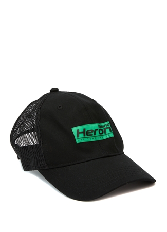 Heron Preston Erkek Siyah Logolu File Dokulu Şapka EU Heron Preston Erkek Siyah Logolu File Dokulu Şapka EU