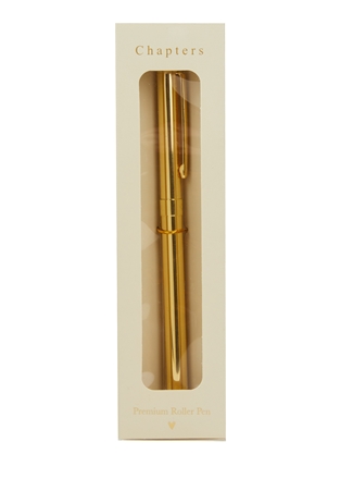 Chapters Gold Premium Roller Kalem Altın Rengi EU Chapters Gold Premium Roller Kalem Altın Rengi EU
