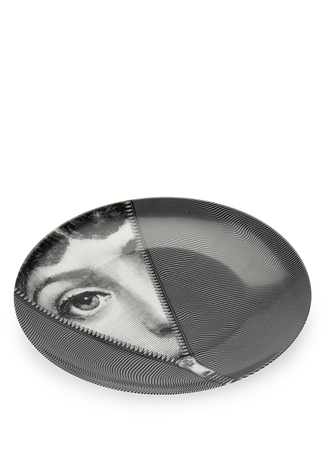 Fornasetti Tema E Variazioni No 401 Porselen Dekoratif Tabak Siyah Fornasetti Tema E Variazioni No 401 Porselen Dekoratif Tabak Siyah