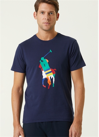 Polo Ralph Lauren Erkek Lacivert Bisiklet Yaka Logolu T-shirt XS EU Polo Ralph Lauren Erkek Lacivert Bisiklet Yaka Logolu T-shirt XS EU