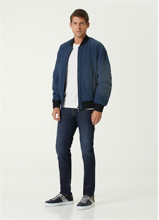 Palzileri Lab Erkek Lacivert Normal Bel Jean Pantolon 50 IT