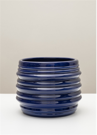Vibe Lapis Mavi Çanak Formlu Seramik Mumluk Vibe Lapis Mavi Çanak Formlu Seramik Mumluk
