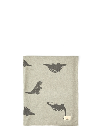 Miela Bebek Dinoland Gri Triko Battaniye EU Miela Bebek Dinoland Gri Triko Battaniye EU