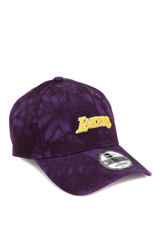 New Era Erkek Los Angeles Lakers Mor Batik Desenli Şapka EU