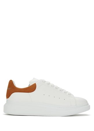 Alexander McQueen Erkek Oversize Beyaz Logolu Deri Sneaker Bej 39.5 EU Alexander McQueen Erkek Oversize Beyaz Logolu Deri Sneaker Bej 39.5 EU