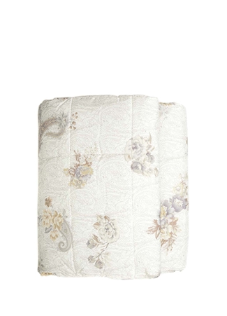 Etro Home Gri Etnik Desenli 270x270 Yatak Örtüsü Etro Home Gri Etnik Desenli 270x270 Yatak Örtüsü