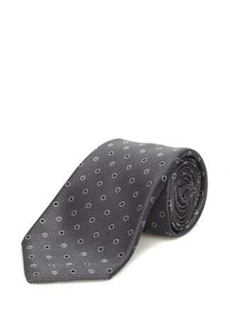 Canali Erkek Colorblocked Desenli İpek Kravat EU Canali Erkek Colorblocked Desenli İpek Kravat EU