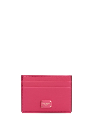 Dolce&gabbana Kadın Pembe Logolu Deri Kartlık Eu Dolce&gabbana Kadın Pembe Logolu Deri Kartlık Eu