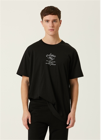 Givenchy Erkek Siyah Kontrast Logo Detaylı T-shirt M EU Givenchy Erkek Siyah Kontrast Logo Detaylı T-shirt M EU