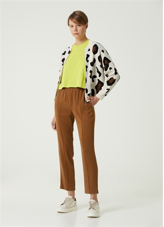 Beymen Club Kadın Beli Kordonlu Nervürlü Cropped Pantolon Turuncu 42 Beymen Club Kadın Beli Kordonlu Nervürlü Cropped Pantolon Turuncu 42