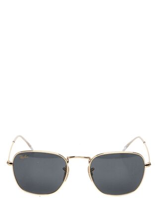 Ray-Ban Kare Formlu Güneş Gözlüğü Altın Rengi 5 EU