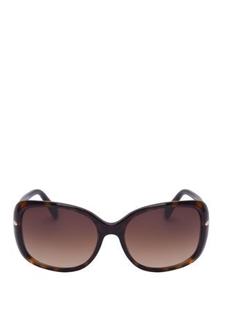 Prada Kadın Kahverengi Kare Formlu Güneş Gözlüğü 57 EU