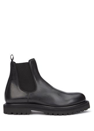 Officine Creative Erkek Siyah Bant Detaylı Deri Bot 44 EU Officine Creative Erkek Siyah Bant Detaylı Deri Bot 44 EU