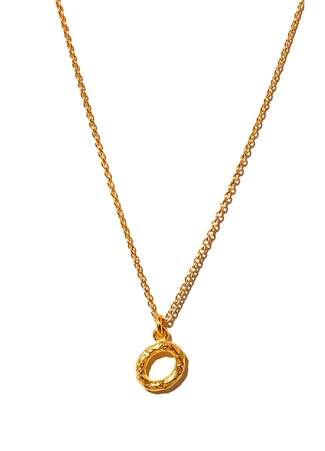 Fidelle Kadın Alphabet Pendant Medium O Altın Rengi Kolye M EU Fidelle Kadın Alphabet Pendant Medium O Altın Rengi Kolye M EU